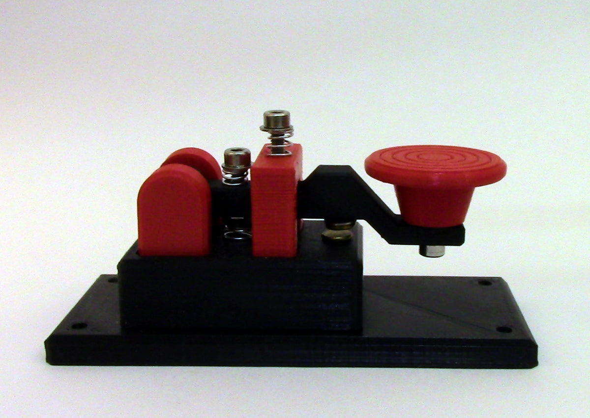 Lightweight Red Micro Morse Code Key – cwmorse.us