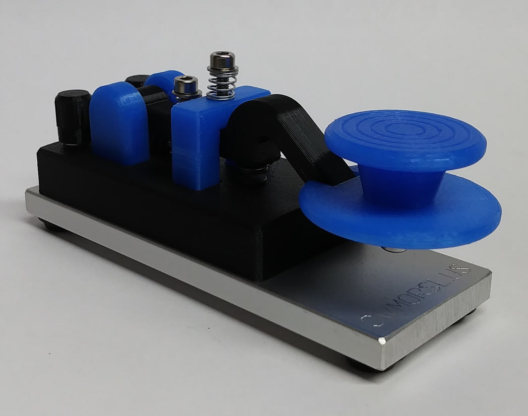 Blue Camel back Straight Key – cwmorse.us