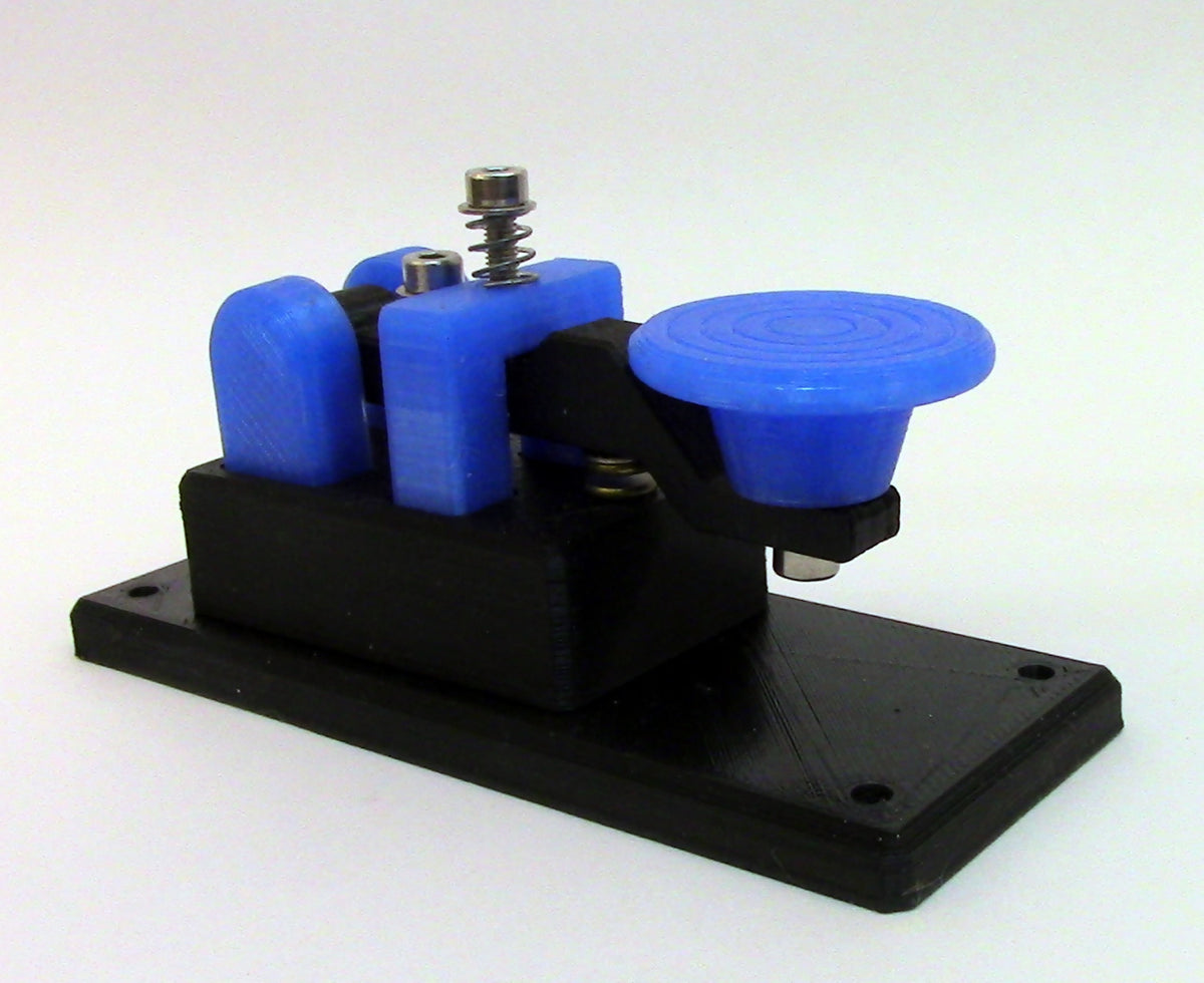 Lightweight Blue Micro Morse Code Key – cwmorse.us