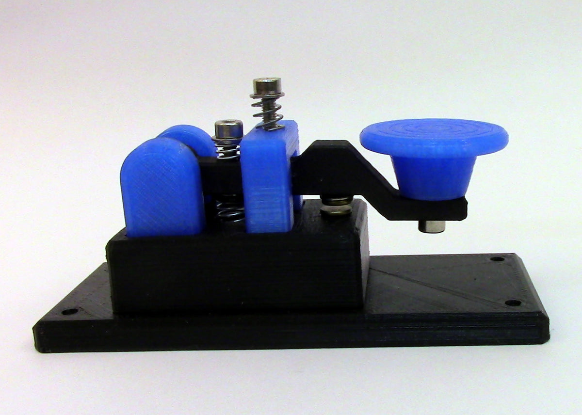 Lightweight Blue Micro Morse Code Key – cwmorse.us