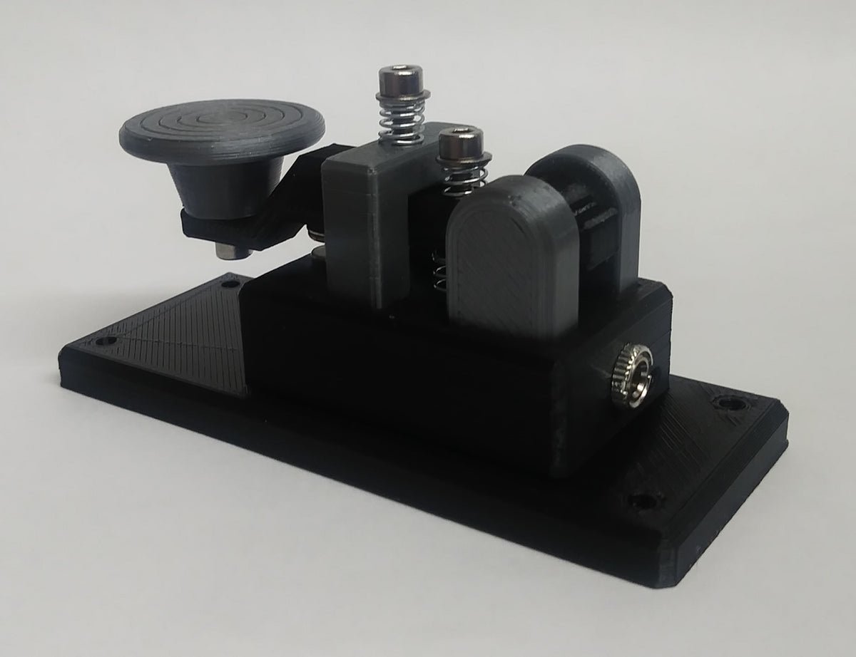 Lightweight Grey Micro Morse Code Key – cwmorse.us