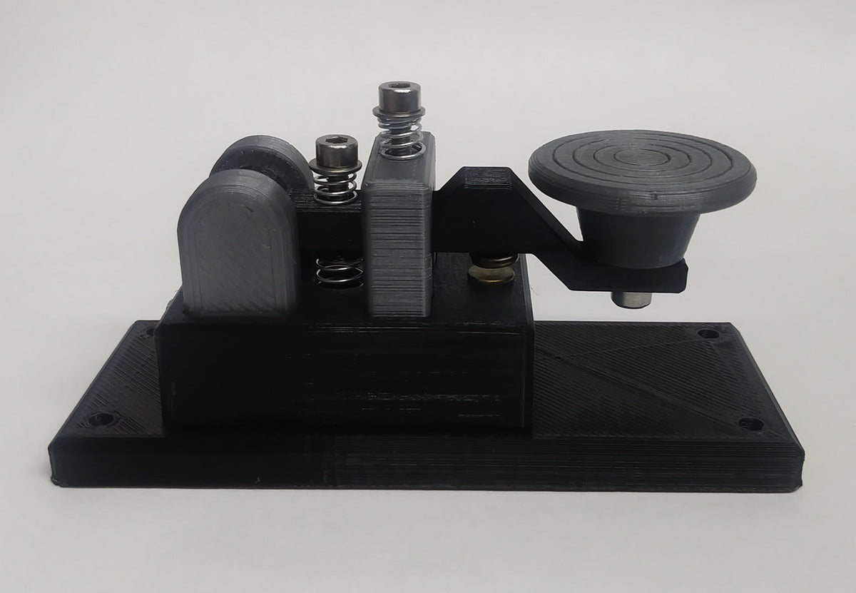 Lightweight Grey Micro Morse Code Key – cwmorse.us