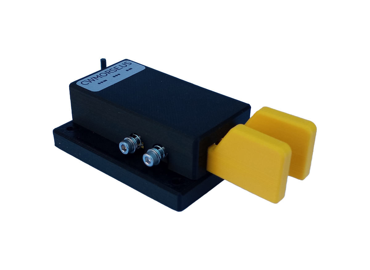 Yellow Lightweight Double Paddle Morse Code Key – cwmorse.us