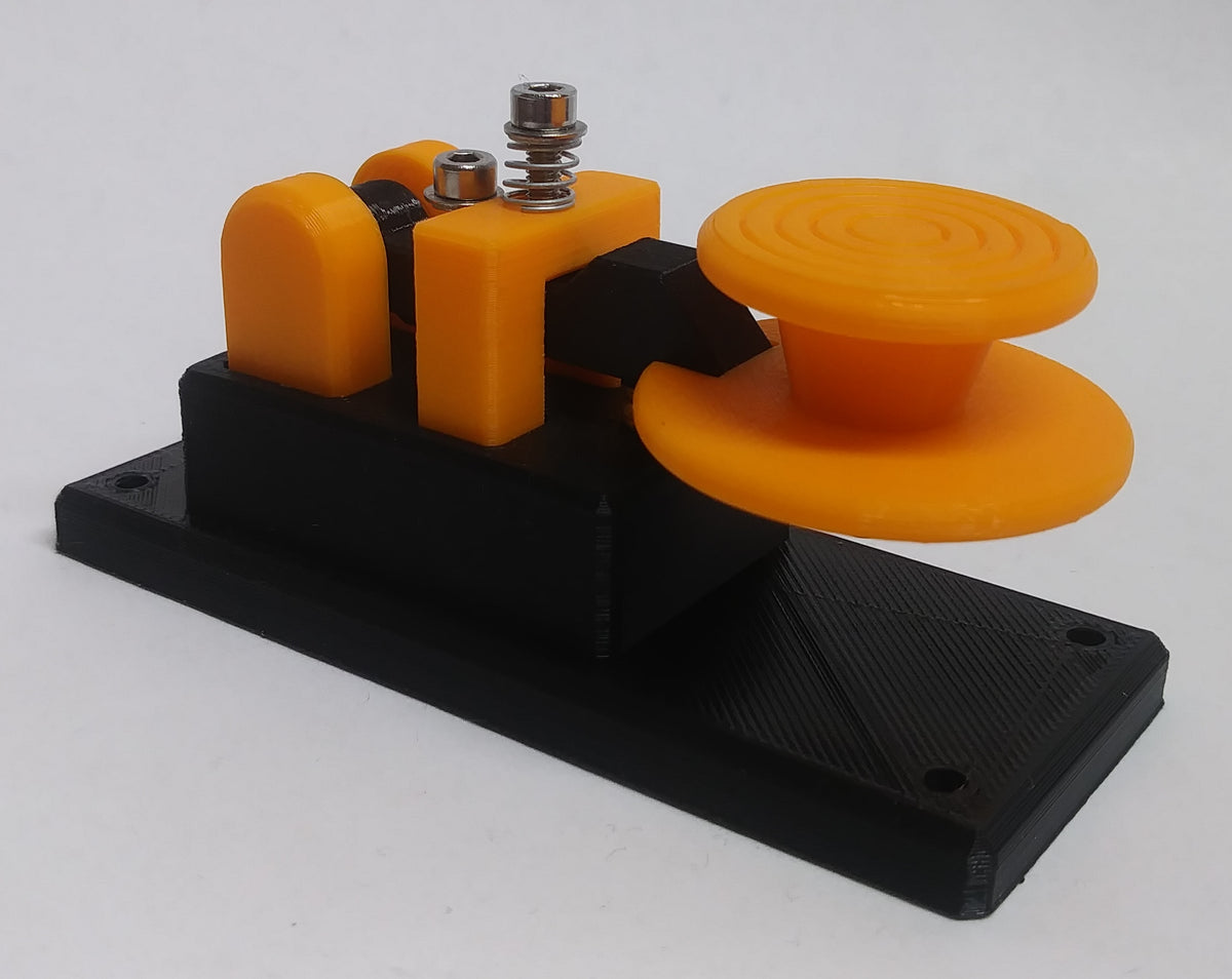 Lightweight Orange Micro Morse Code Key – cwmorse.us