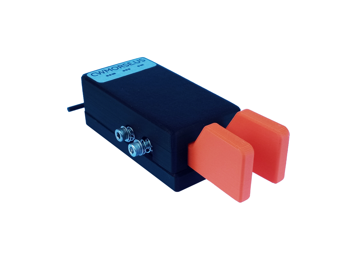 Orange Pocket Double Paddle Morse Code Key – cwmorse.us