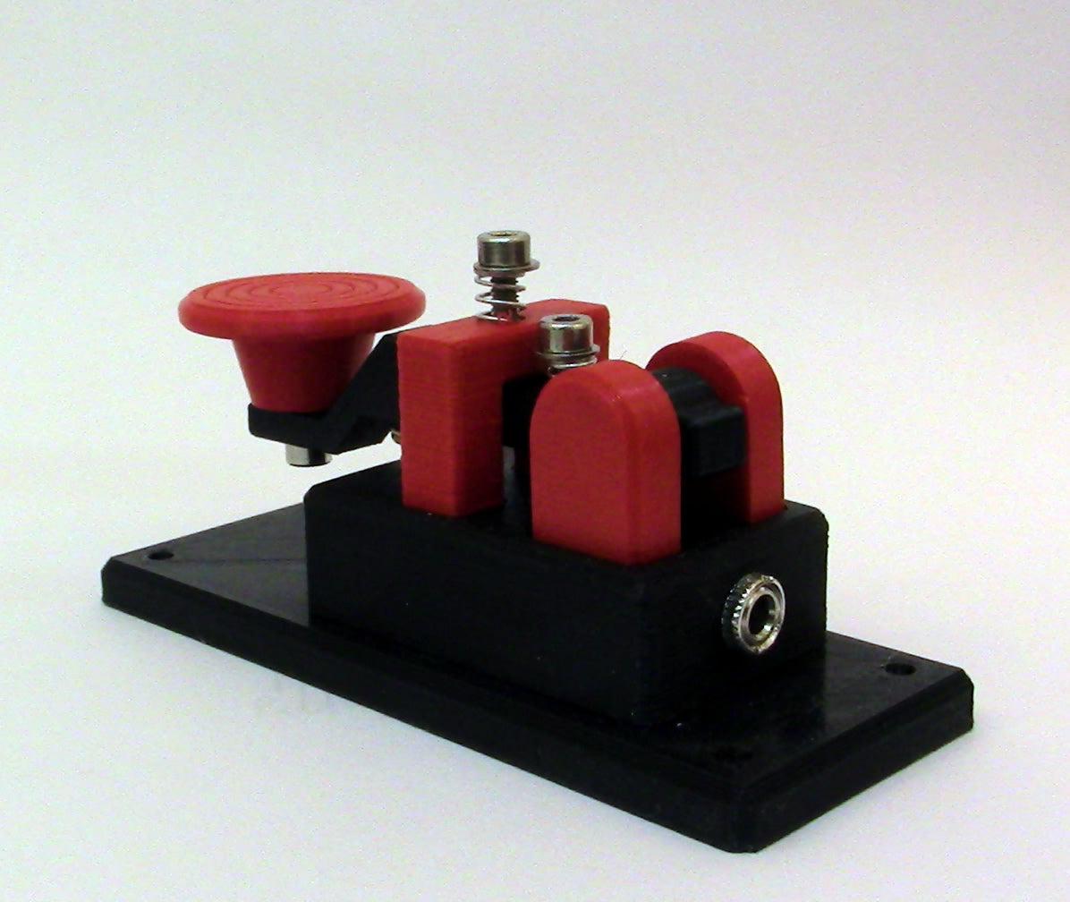 Lightweight Red Micro Morse Code Key – cwmorse.us
